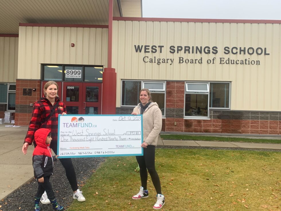 West Springs School Raises Almost $2000 in Fill Your Freezer
